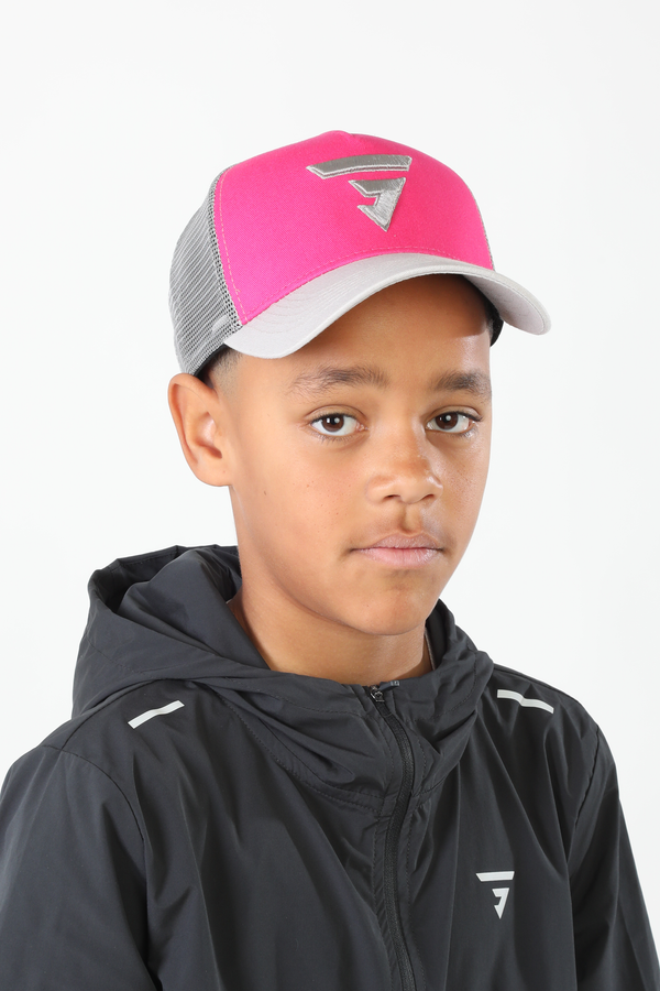 GRIID G Logo Hat - Pink/Grey