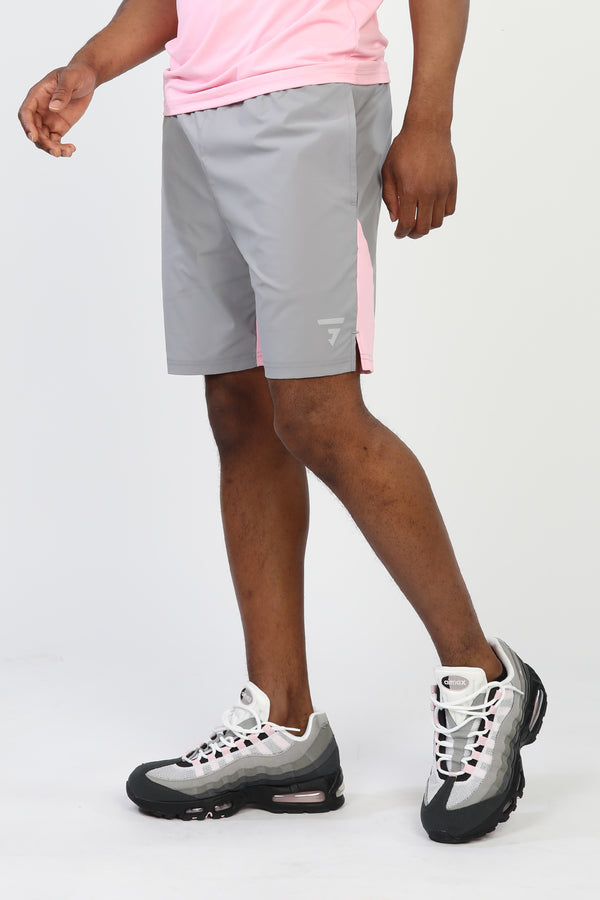 GRIID Pulse Shorts - Monument/Pink Foam